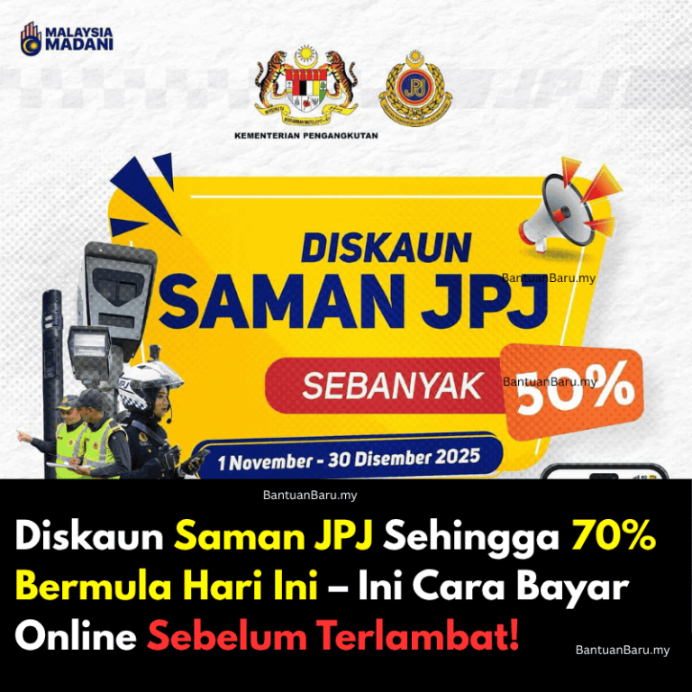 Diskaun Saman JPJ 70% Bermula Hari Ini – Ini Cara Bayar Online Sebelum ...